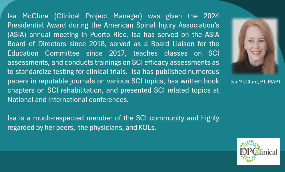 Achievements of DP Clinical at the 2024 American Spinal Injury Association (ASIA) annual ...